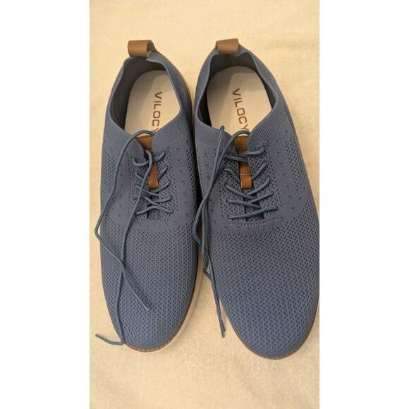 Vilocy | Shoes | Vilocy Mens Blue Mesh Casual Lace Up Sneakers Oxford ...